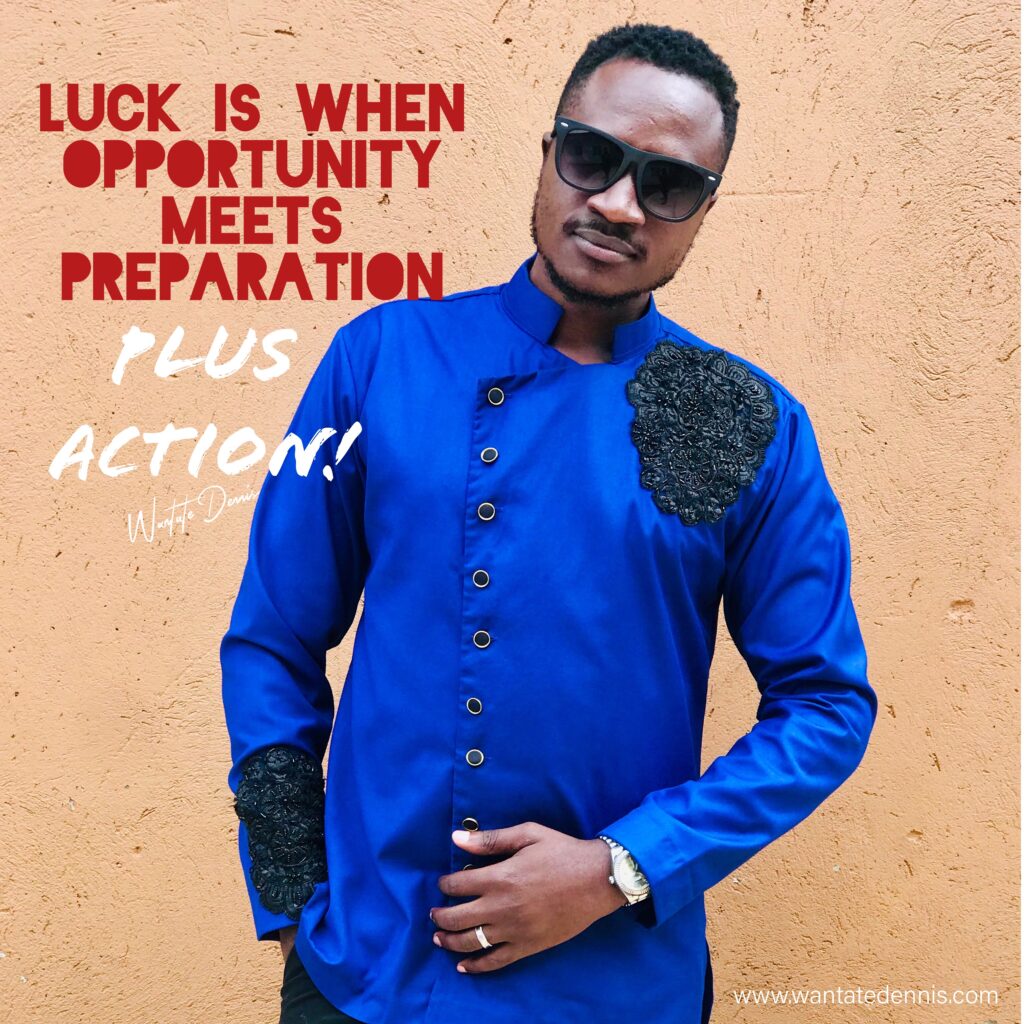 Luck is when Opportunity meets Preparation plus Action - Nis | Wantate ...